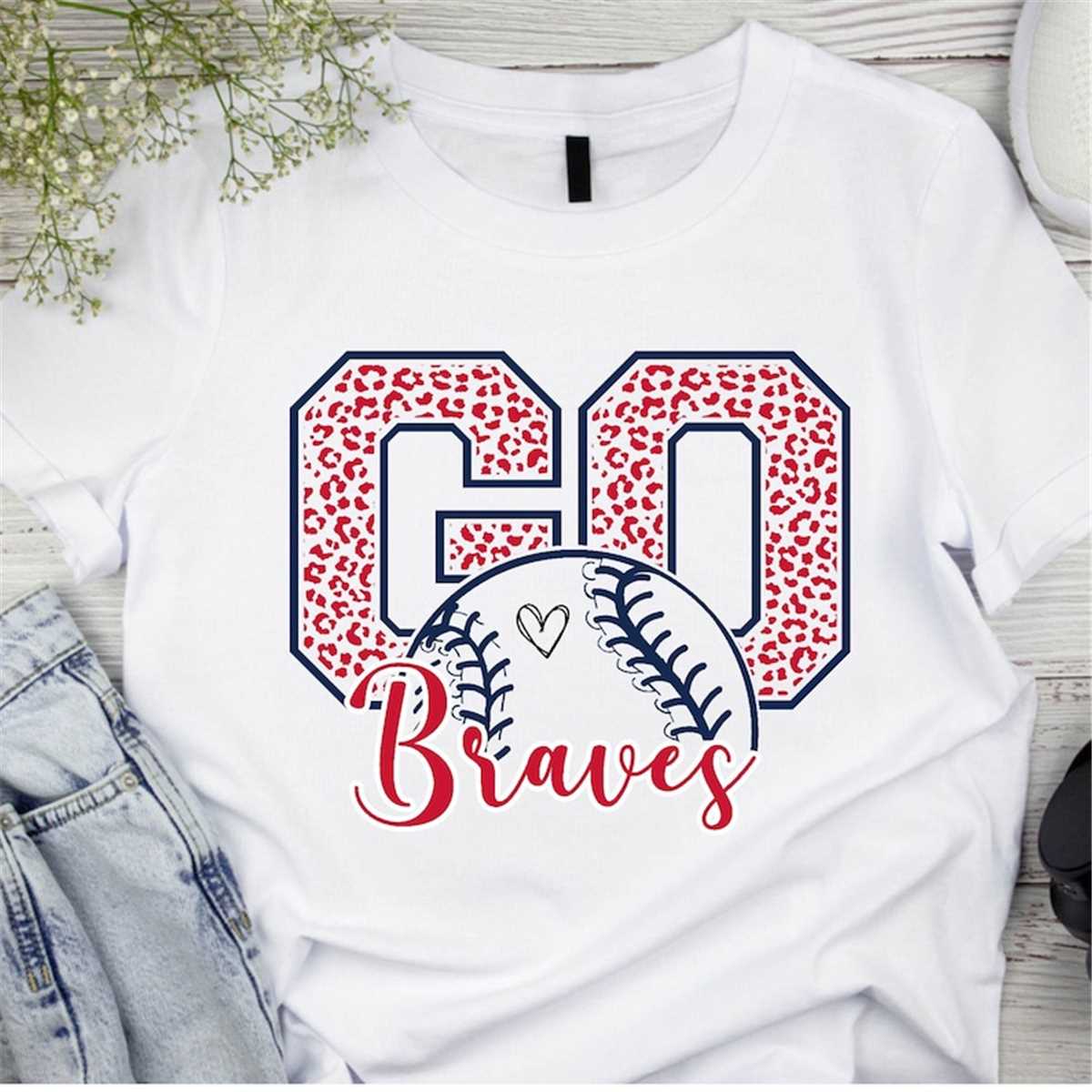 Go Braves Baseball SVG Braves svg Go Leopard Braves svg Brav - Inspire ...