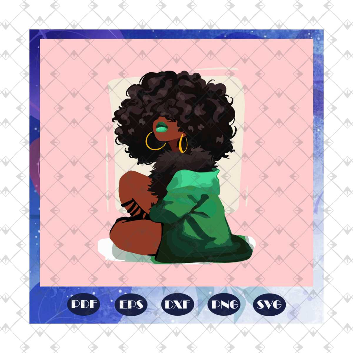 AKA black girl, aka sorority gift, aka sorority svg, Aka svg - Inspire ...