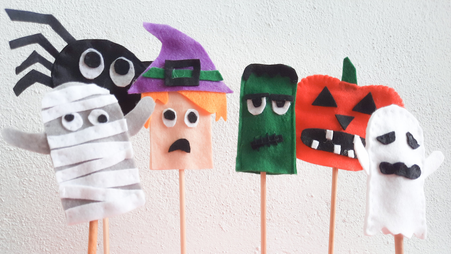 Halloween Finger Puppets/ Children Handicraft | Inspire Uplift