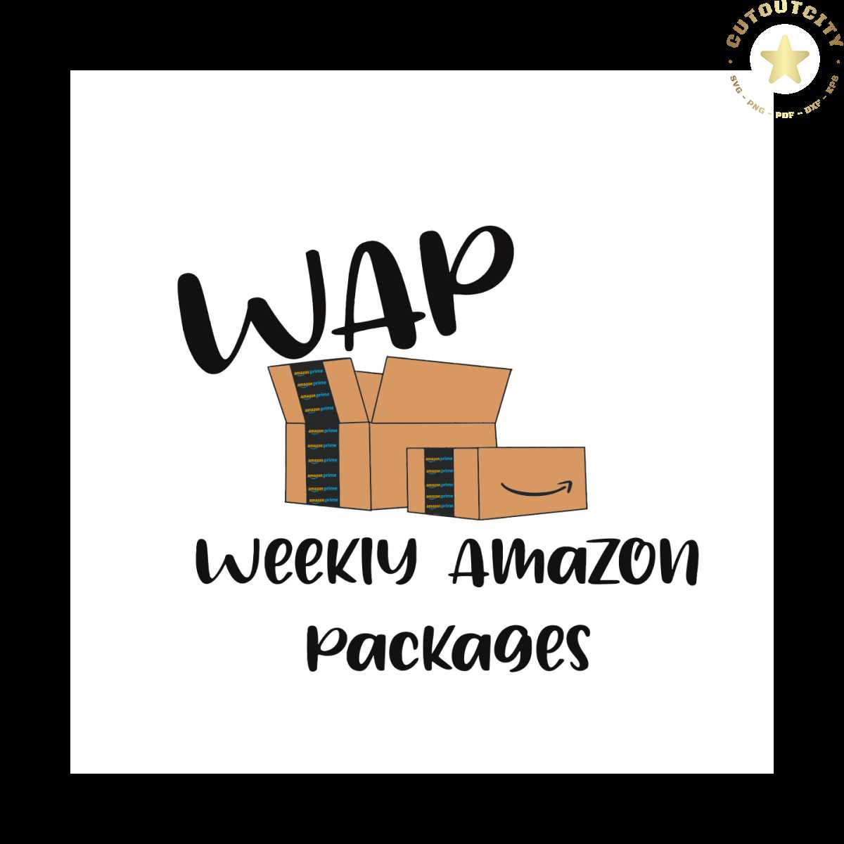 Wap Weekly Amazon Packages Svg, Trending Svg, Wap Svg, Packa | Inspire Uplift