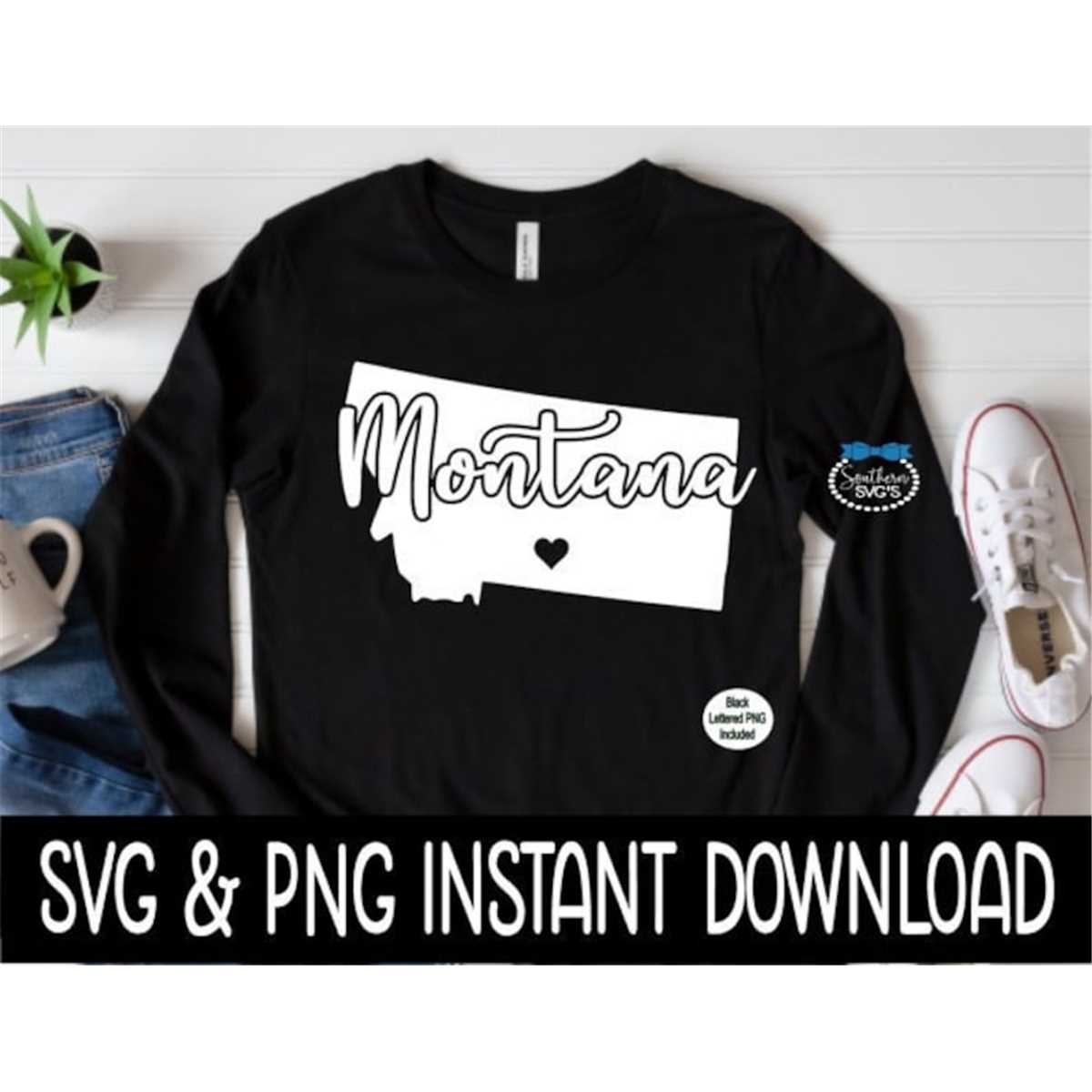 Montana State SVG, Montana PNG, Instant Download, Cricut Cut | Inspire ...