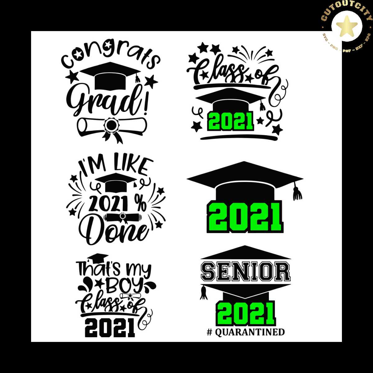 Graduation Quote 2021 Bundle File Svg, Trending Svg, Graduat | Inspire ...