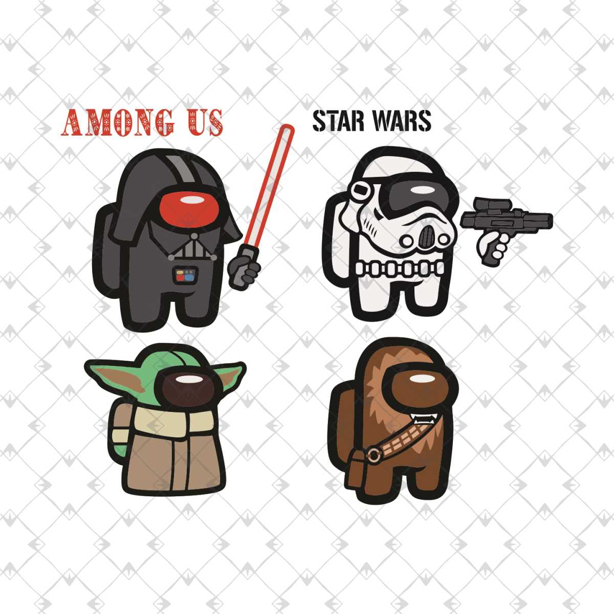 Among Us Star Wars SVG, Trending Svg, Among Us Star Wars Svg | Inspire ...
