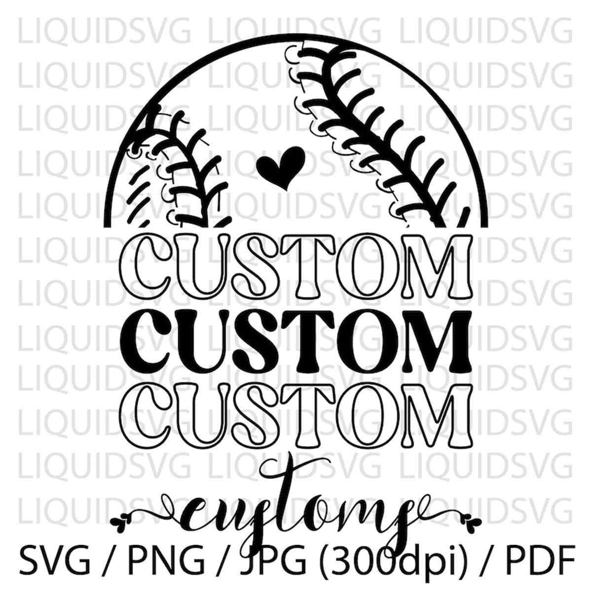 CUSTOM Baseball SVG,Custom,svg,baseball, Custom svg,Custom M - Inspire ...