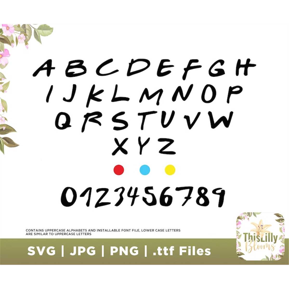Friends Font, Friends Font Svg, Friends Font TTF, Font Svg P - Inspire ...