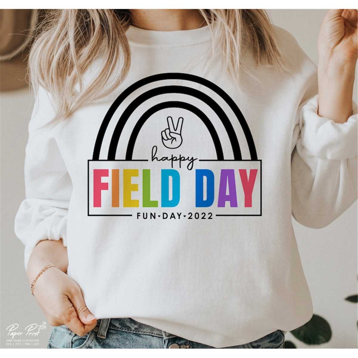 Happy Field Day 2022 SVG, Field Day Rainbow SVG, School Fiel - Inspire ...