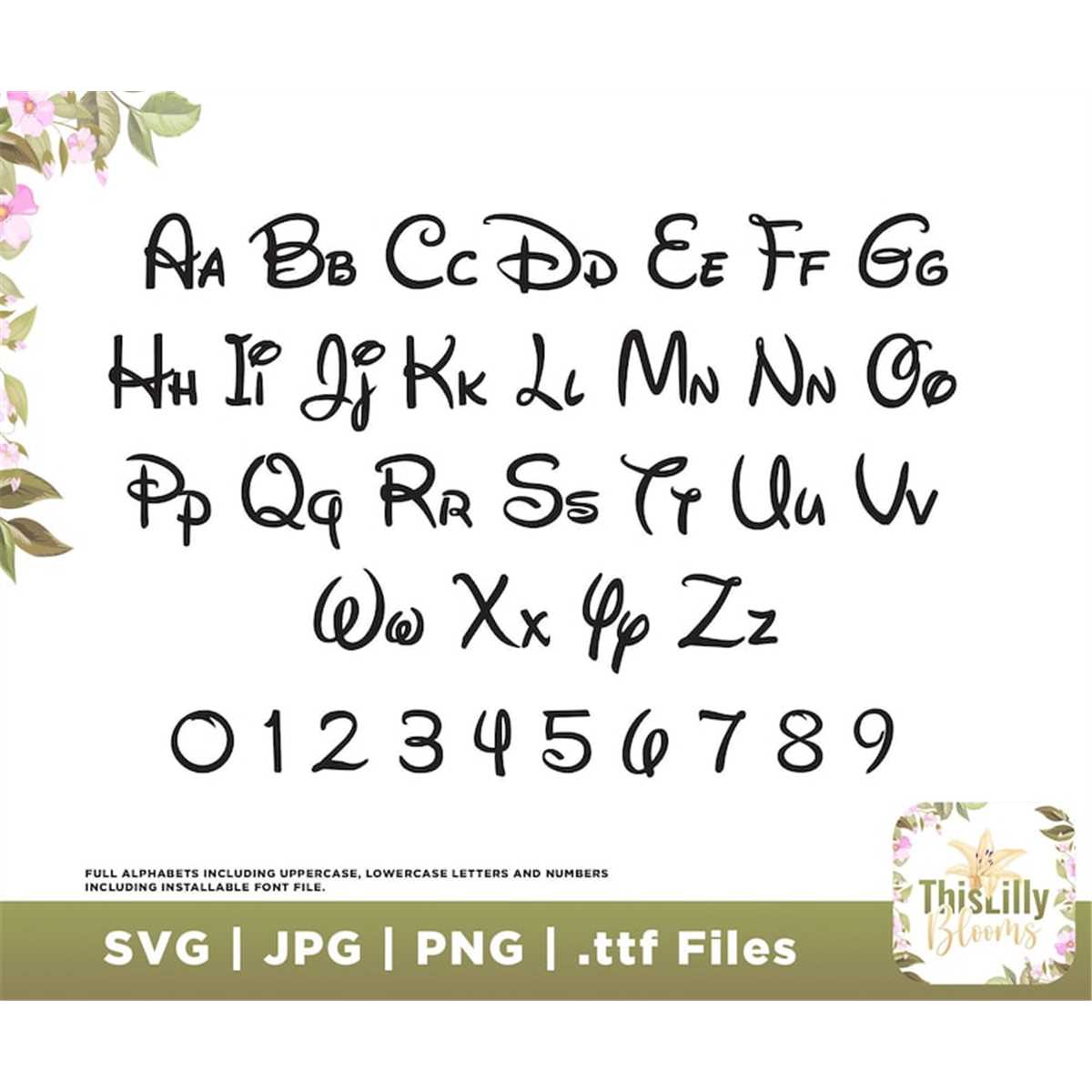 Cartoon Font SVG, Mouse Font SVG, Mouse Alphabet SVG, Letter - Inspire ...
