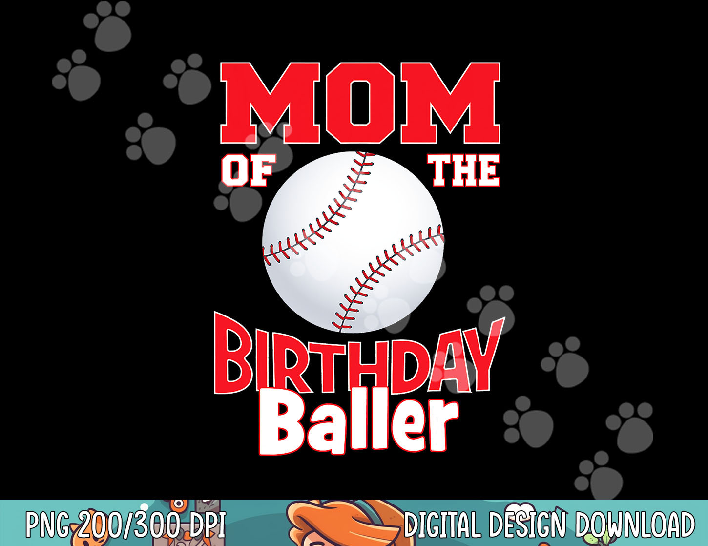 Mom Of The Birthday Baller Baseball Themed Party png,sublima | Inspire ...
