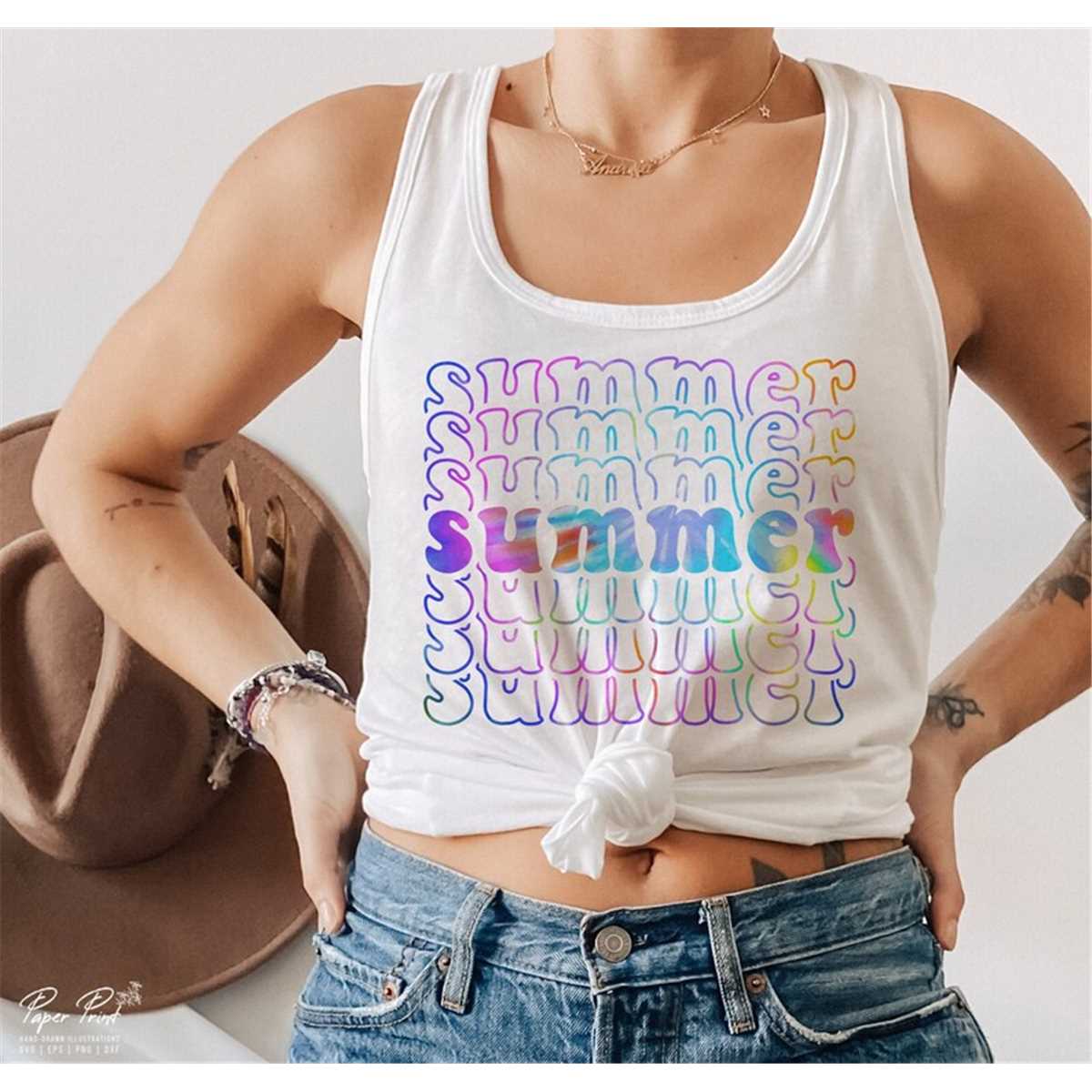Summer Stacked Png, Summer Png, Summer Beach Svg , Summer sh - Inspire Uplift