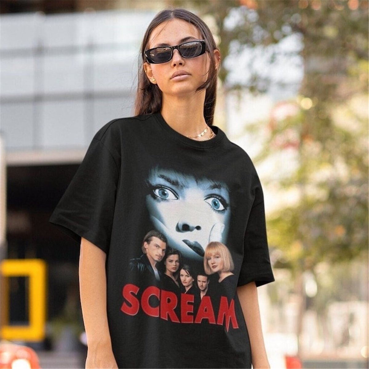 Retro Drew Barrymore Scream Shirt -retro scream movie shirt, - Inspire ...