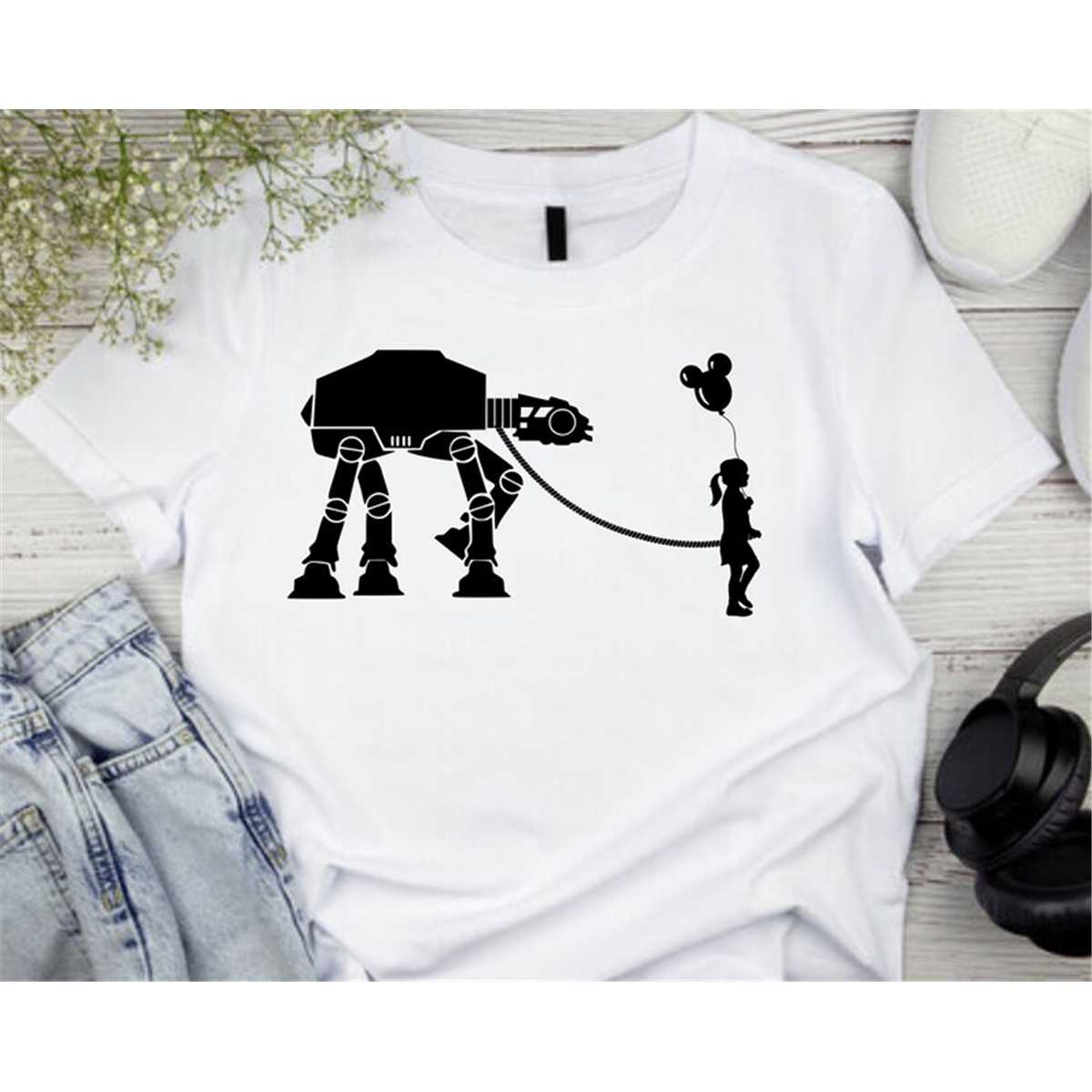 Girl walking AtAt SVG, Star wars SVG, Star wars png, Hollywo - Inspire ...