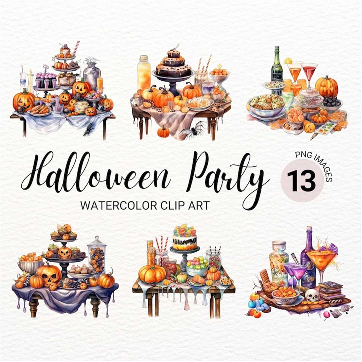 Halloween Party Clip Art Images