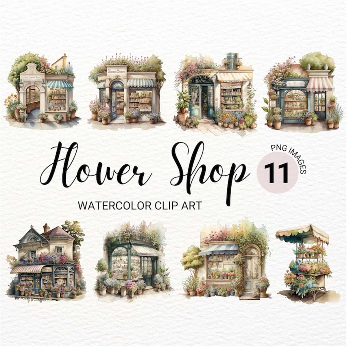 Flower Shop Clipart | Inspire Uplift