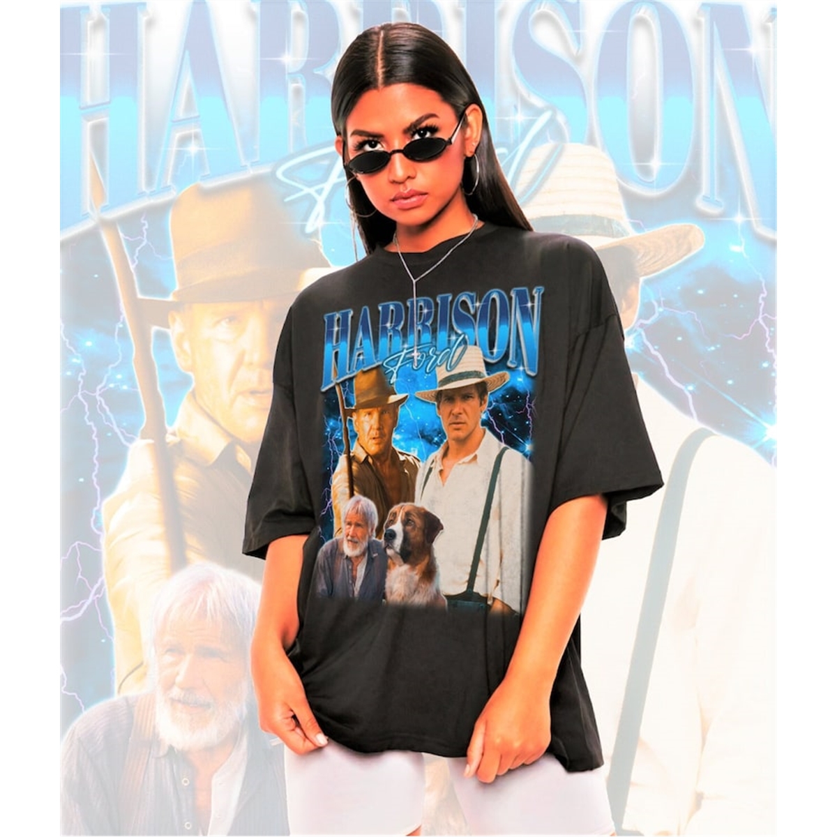 Retro Harrison Ford Shirt -Vintage Harrison Ford Shirt,Harri - Inspire ...