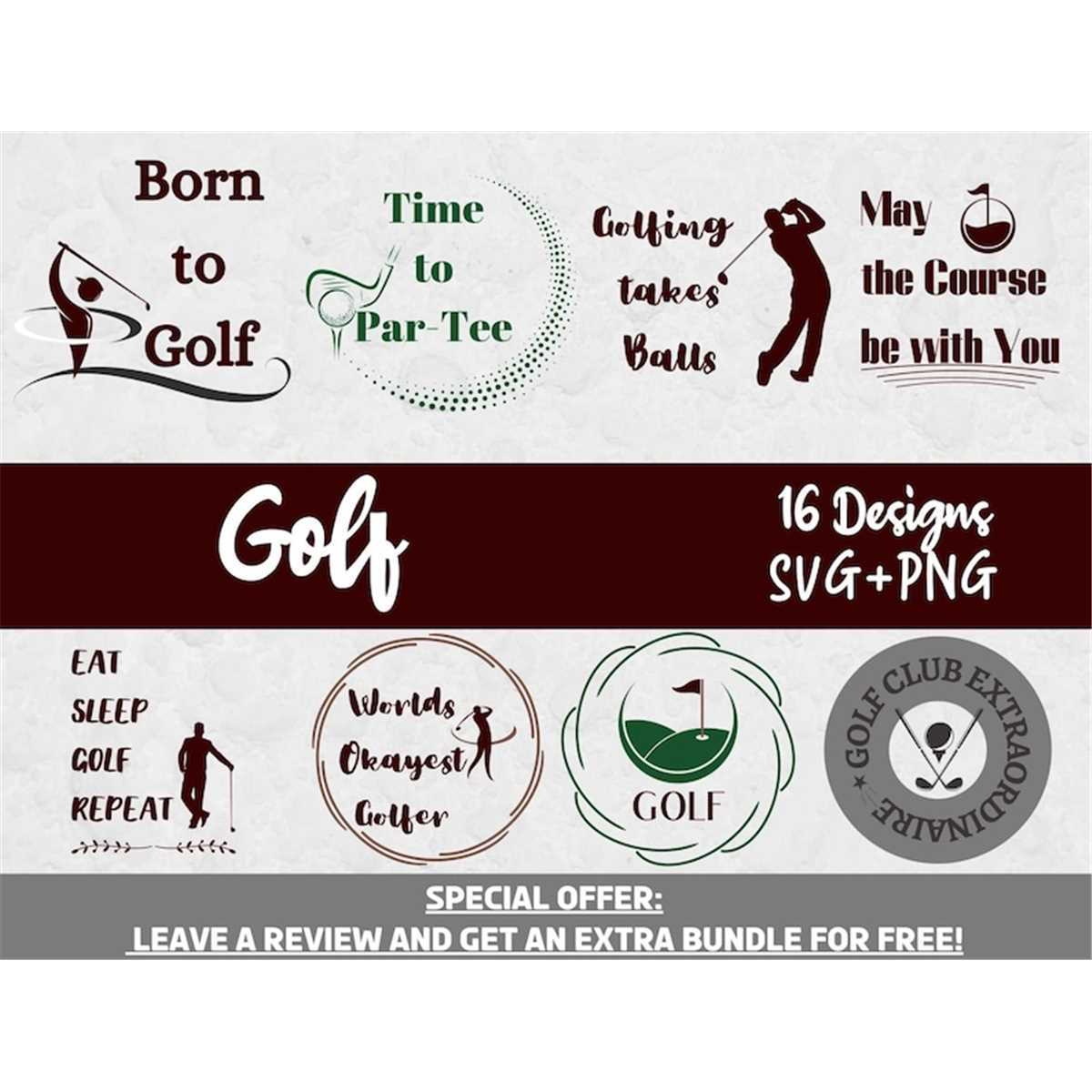 Golf SVG Bundle, Golfing Svg, SVG Files for Cricut, Golf Quo | Inspire ...