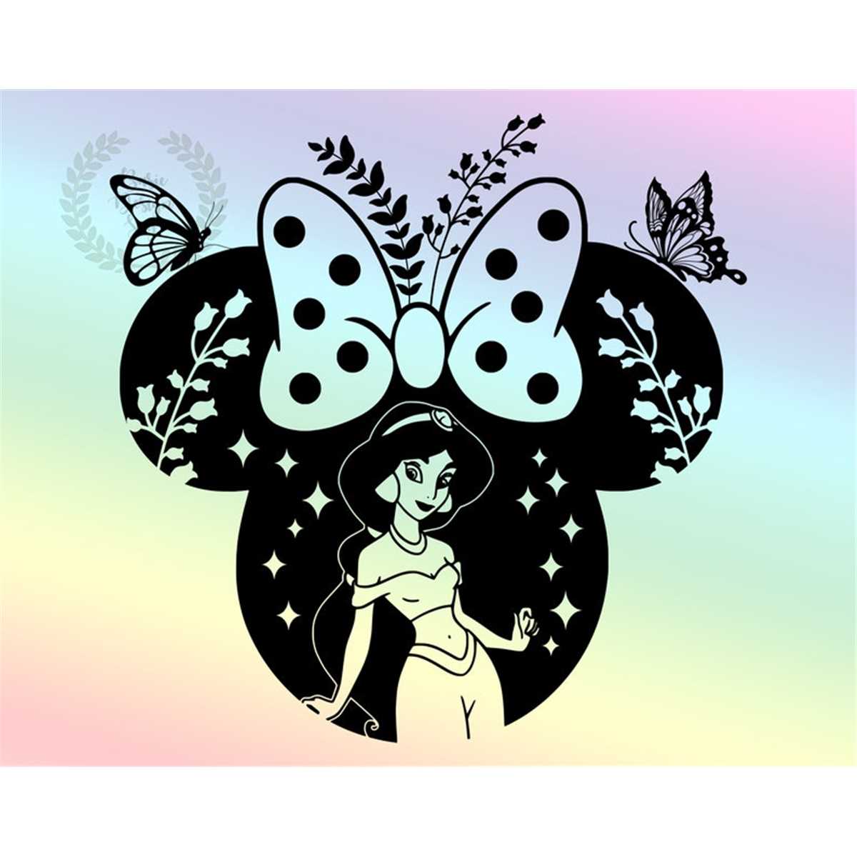 Jasmine in Nature Svg, Princess Mouse Head Svg, Cricut, Inst | Inspire ...