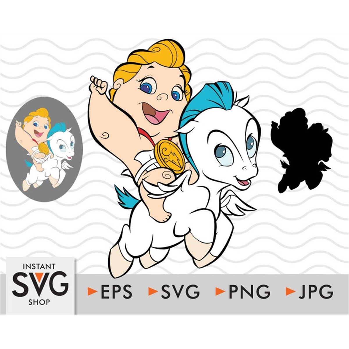 Cartoon Baby Hercules