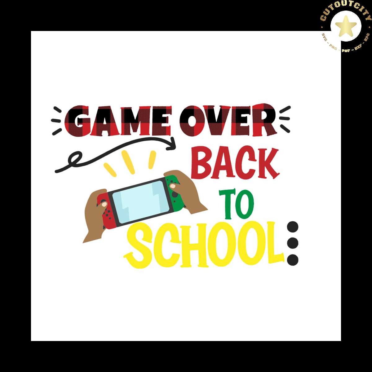 Game Over Back To School Svg, School Svg, Trending Svg, Nint | Inspire ...