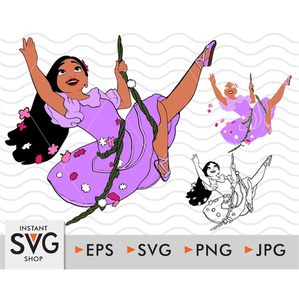 LAYERED SVG Princess Png Jpg Eps svg files cricut svg bundle | Inspire ...