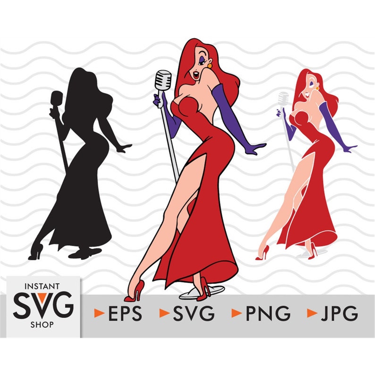 Jessica Rabbit Svg, Cricut Files, Jessica Svg, Rabbit Svg, R | Inspire ...