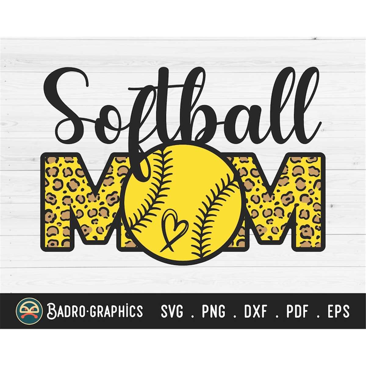 Softball Mom SVG, Gameday svg, Leopard print svg, Softball s | Inspire ...