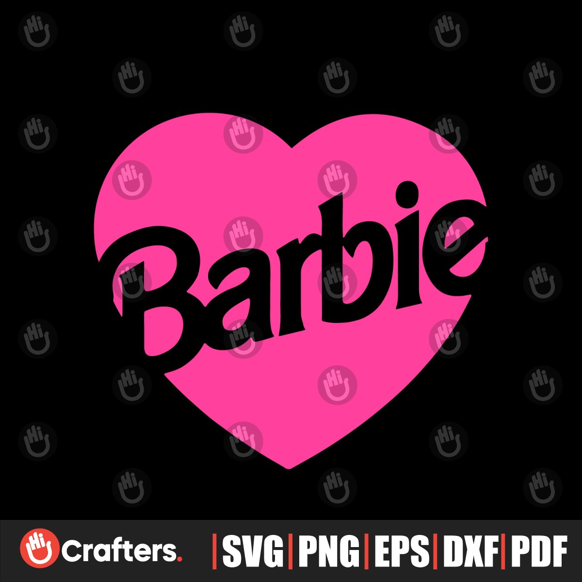 Barbie Heart Barbie Girl SVG 2023 Barbie Movie SVG Digital F - Inspire ...