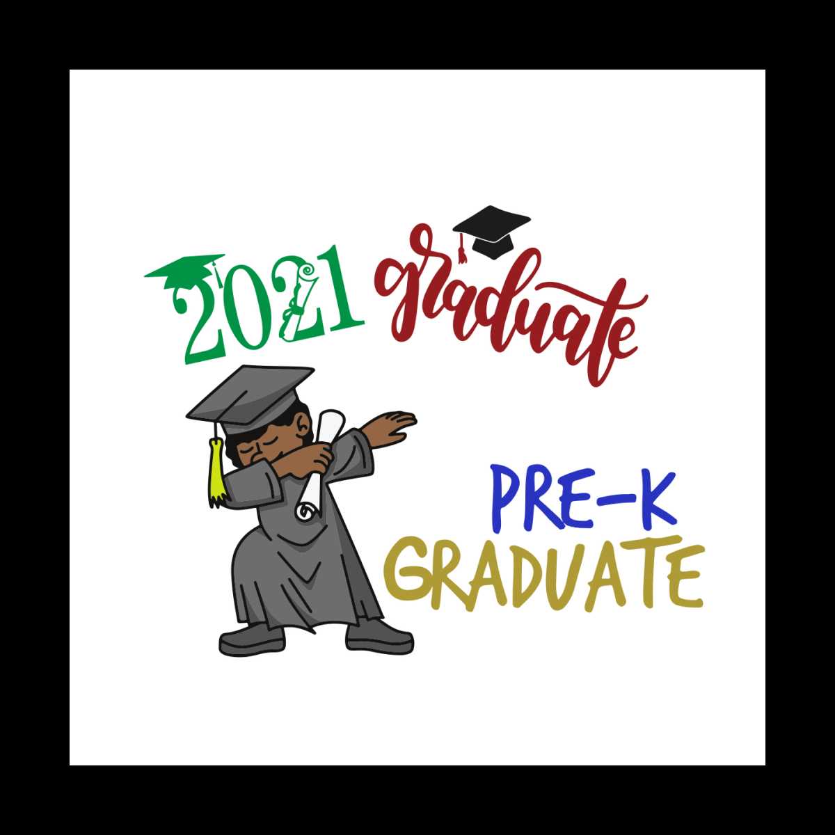 Dabbing Graduate 2021 Svg, Trending Svg, Graduation Svg, Gra | Inspire ...