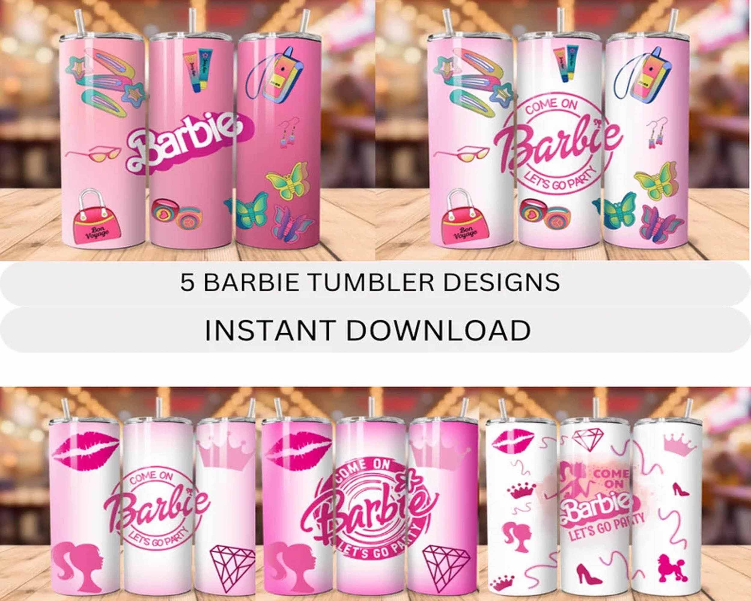Barbie Tumbler, Tumbler Wrap, Tumbler Png, Barbie Png, Barbi | Inspire ...