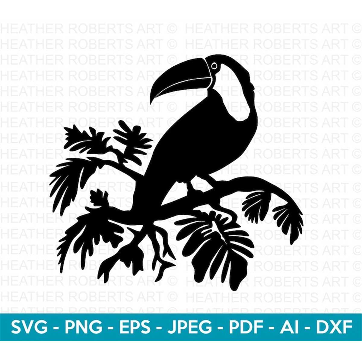 Toucan Svg, Toucan Silhouette Svg, Toucan Clipart, Tropical | Inspire ...