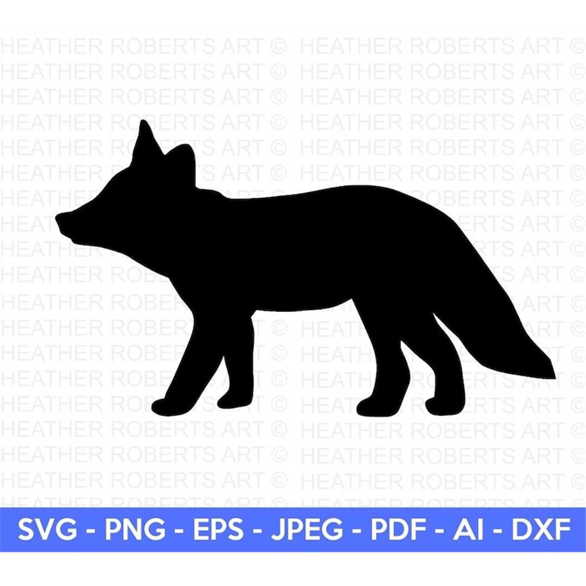 Fox SVG, Fox Silhouette SVG, Wilderness svg, Woods svg, Anim | Inspire ...