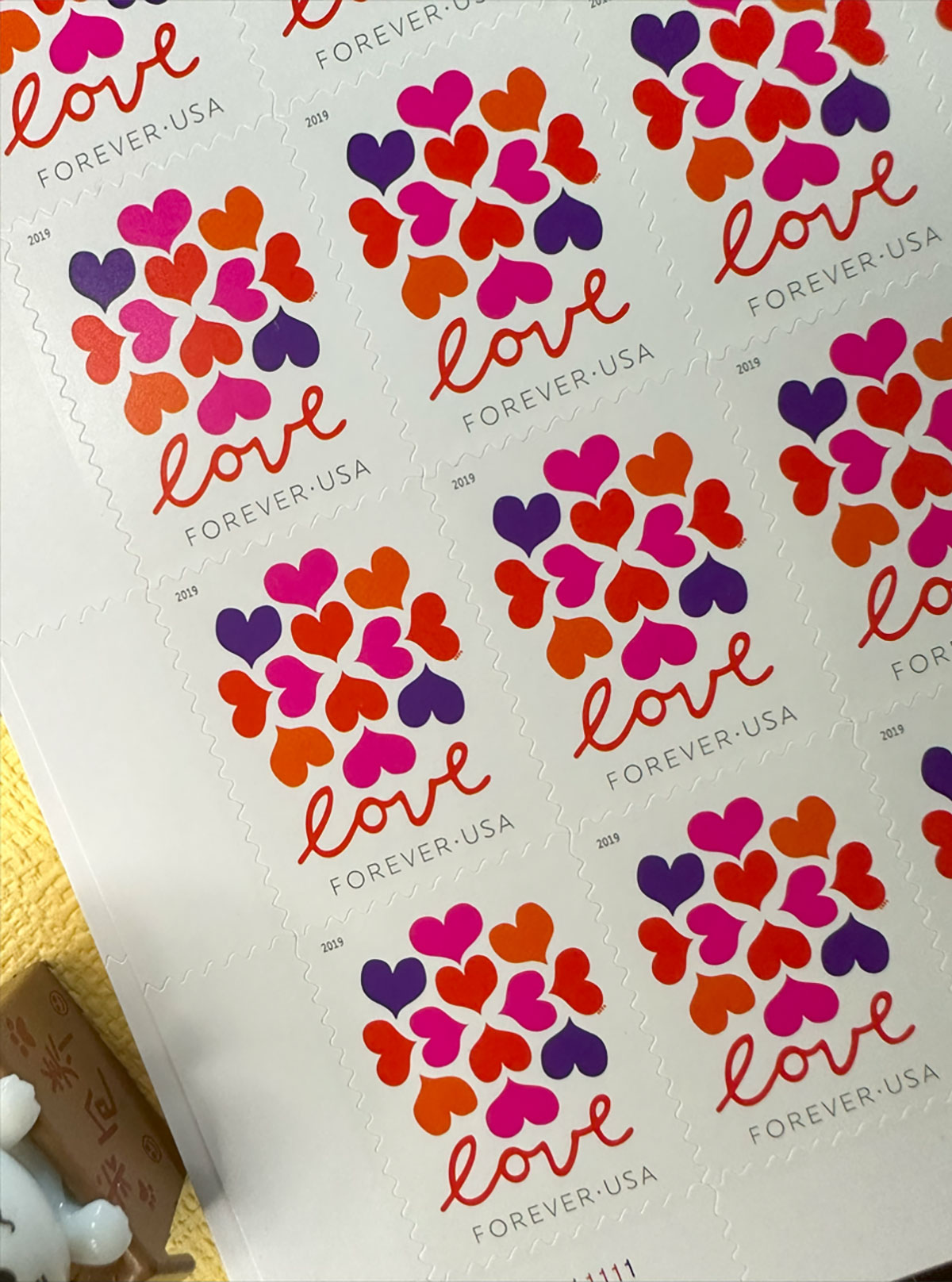 LOVE 2019 USPS Stamps – All Brand New Forever Stamps 100 Unu - Inspire ...