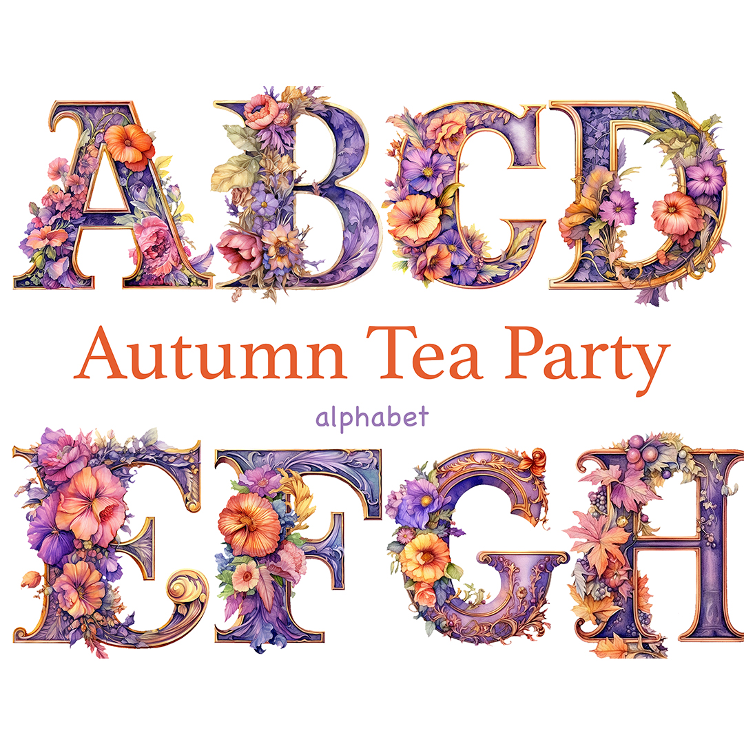 Autumn Alphabet Bundle | Halloween Letters - Inspire Uplift