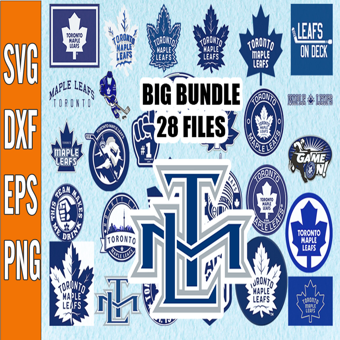 Bundle 28 Files Toronto Maple Leafs Hockey Team Svg, Toronto - Inspire ...