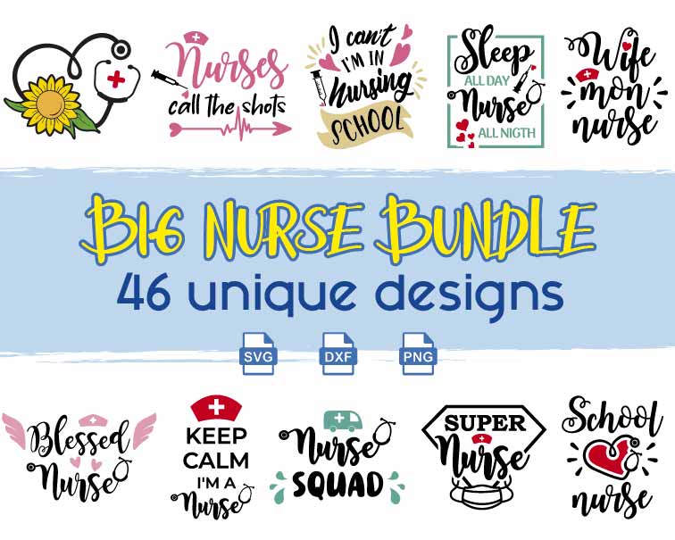 Nurse SVG, Nurse Life SVG, Nursing SVG, Nurse Cut File, Nurs - Inspire ...