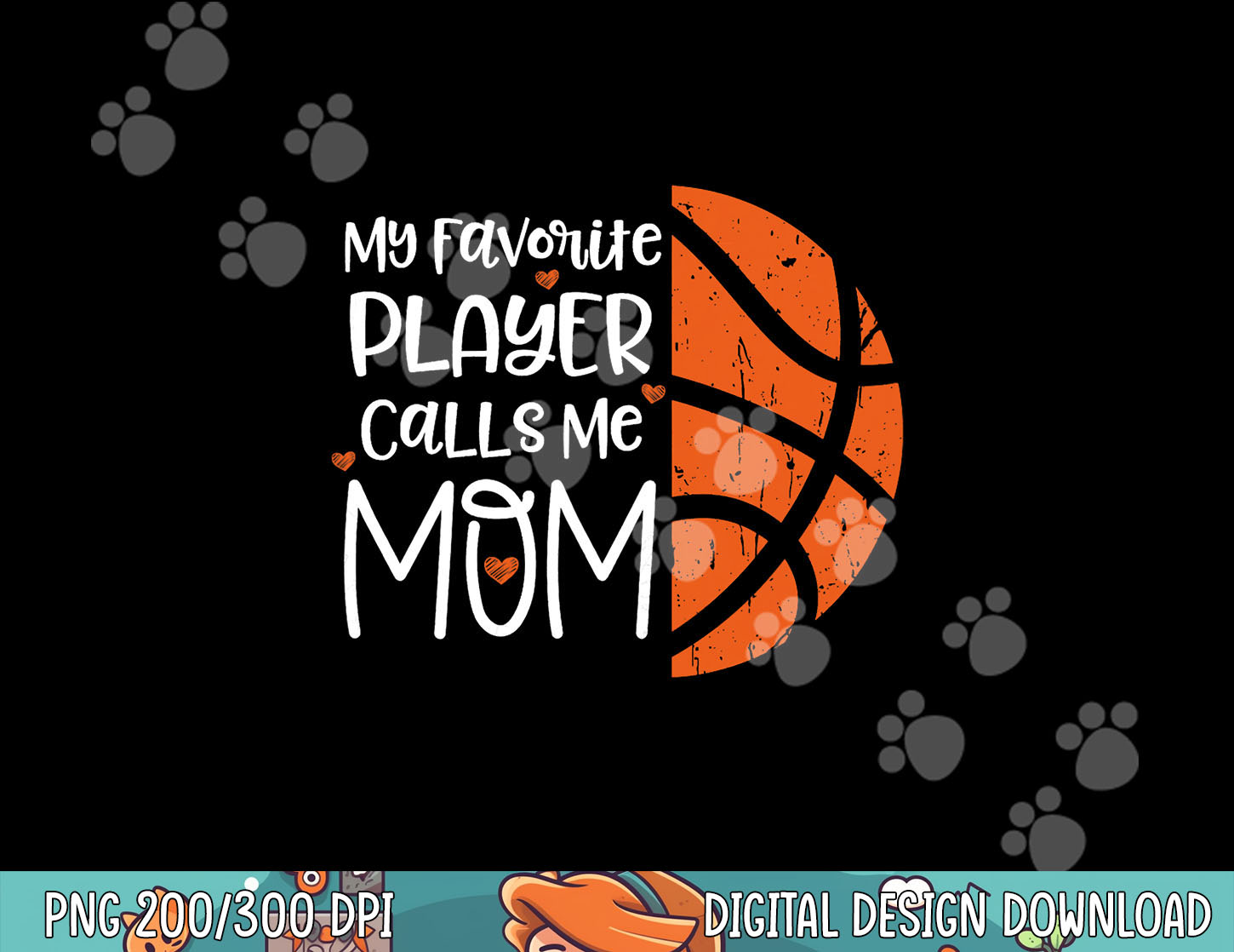 My favorite Player Calls me mom Basketball Gift Bball quote | Inspire ...
