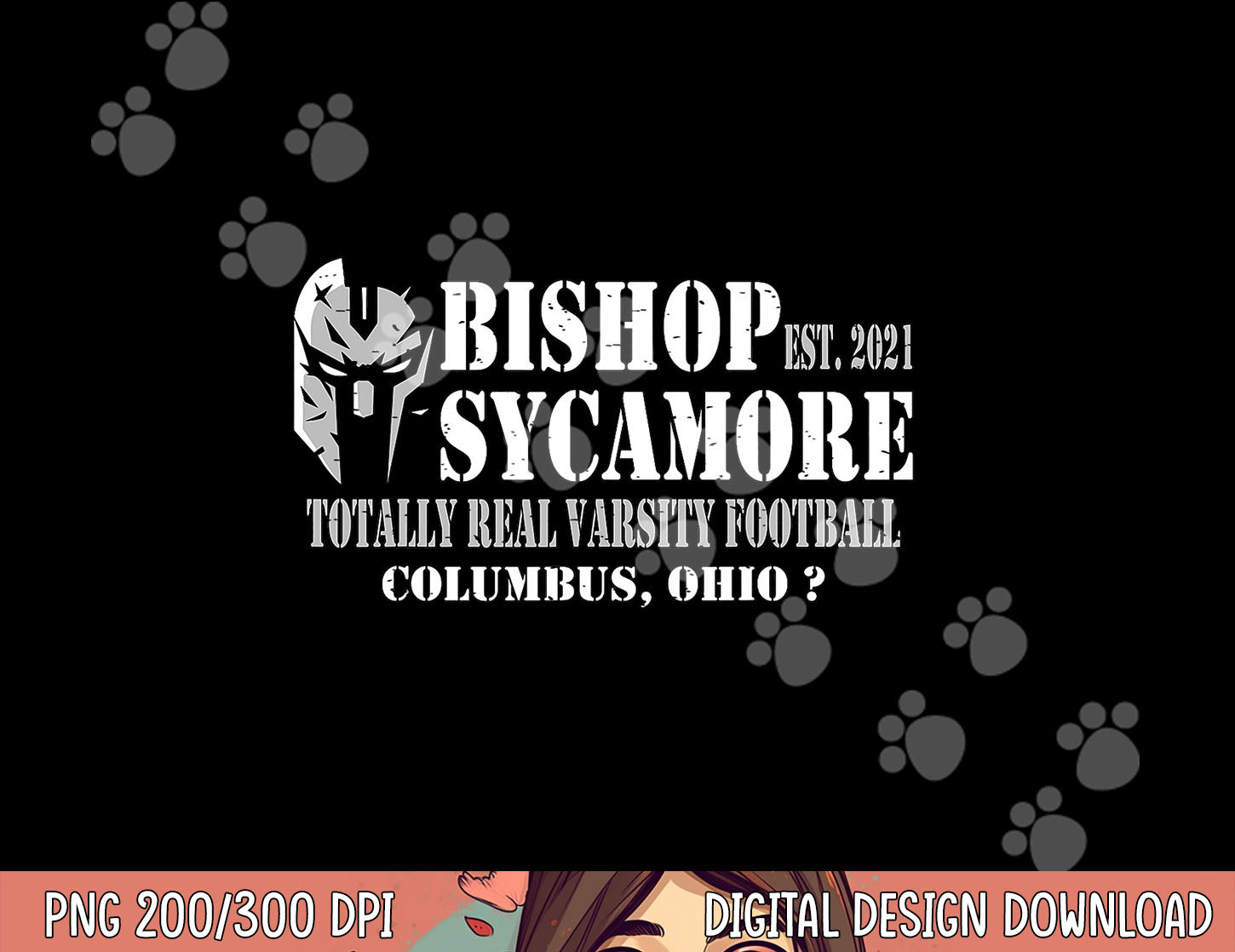 Bishop Sycamore Totally Real Varsity Football png, sublimati | Inspire ...