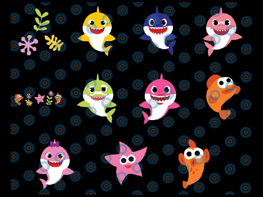 6 Family Sharks Character with Friends SVG,Png,Shark's frien | Inspire ...