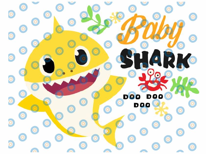 Baby Shark SVG, Cricut Cut files, Shark Family doo doo doo V | Inspire ...