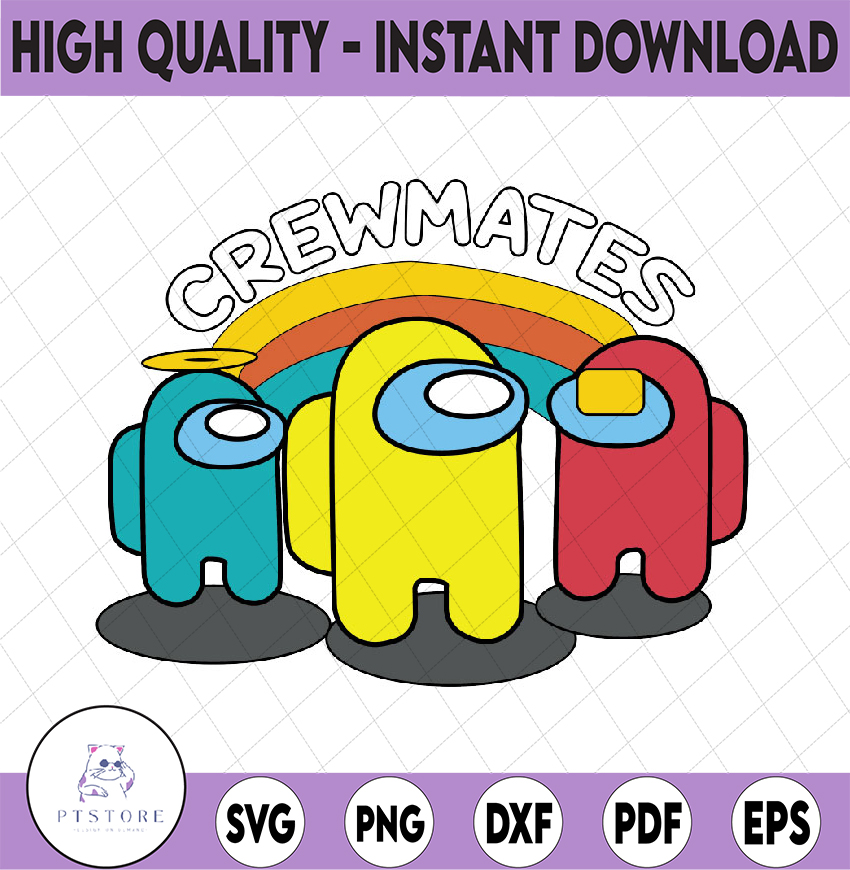 Crewmates Imposter Among Game Us Sus Funny Crewmates svg png | Inspire ...
