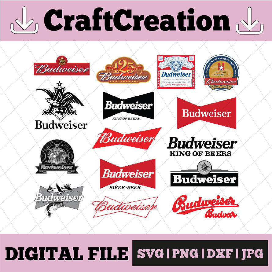 Budweiser vector svg, eps, dxf, png high res, jpg, pdf, webp | Inspire ...