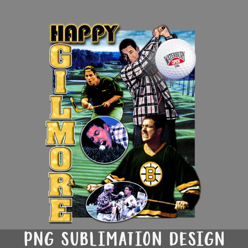 Vintage Happy Gilmore PNG Download | Inspire Uplift
