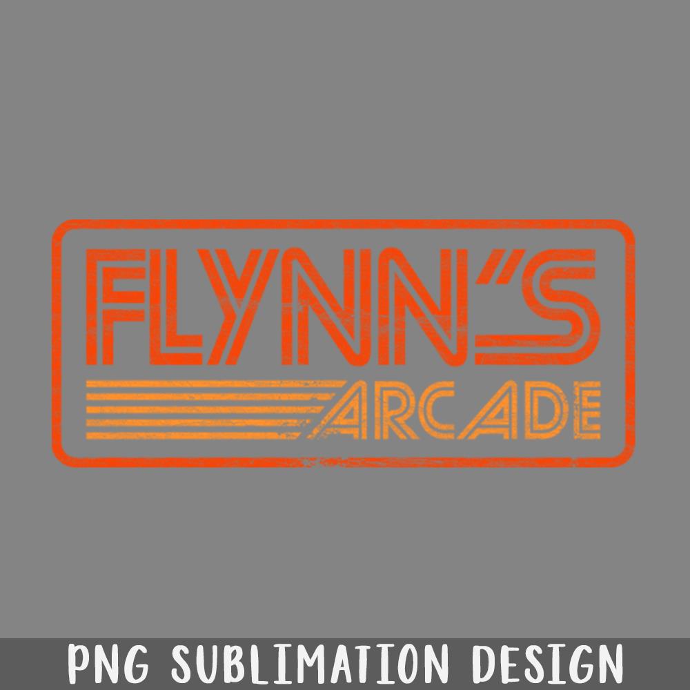 Flynns Arcade 80s Retro PNG Download | Inspire Uplift