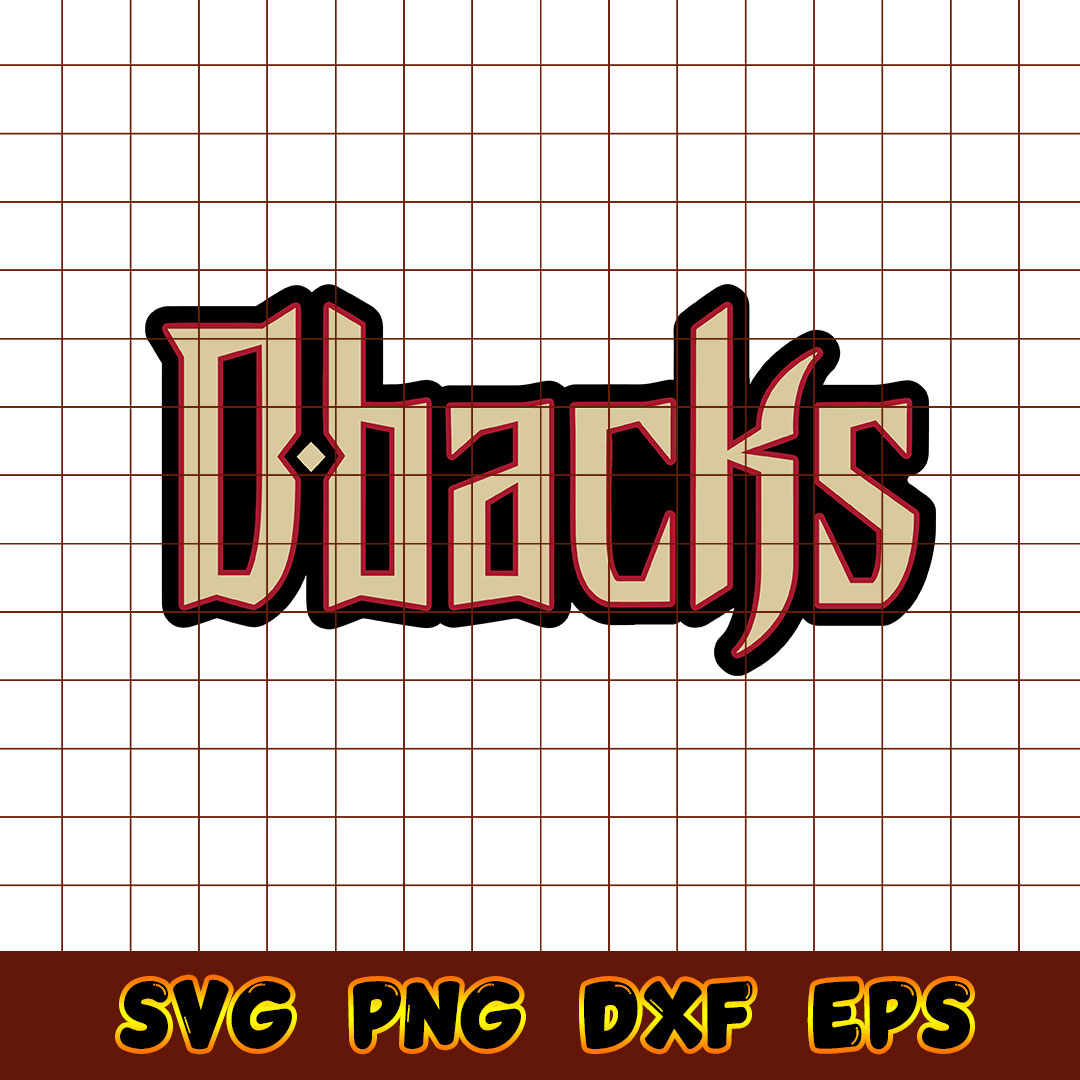 Diamondbacks Logo Text Svg, Arizona Diamondbacks Svg, MLB Sv | Inspire ...