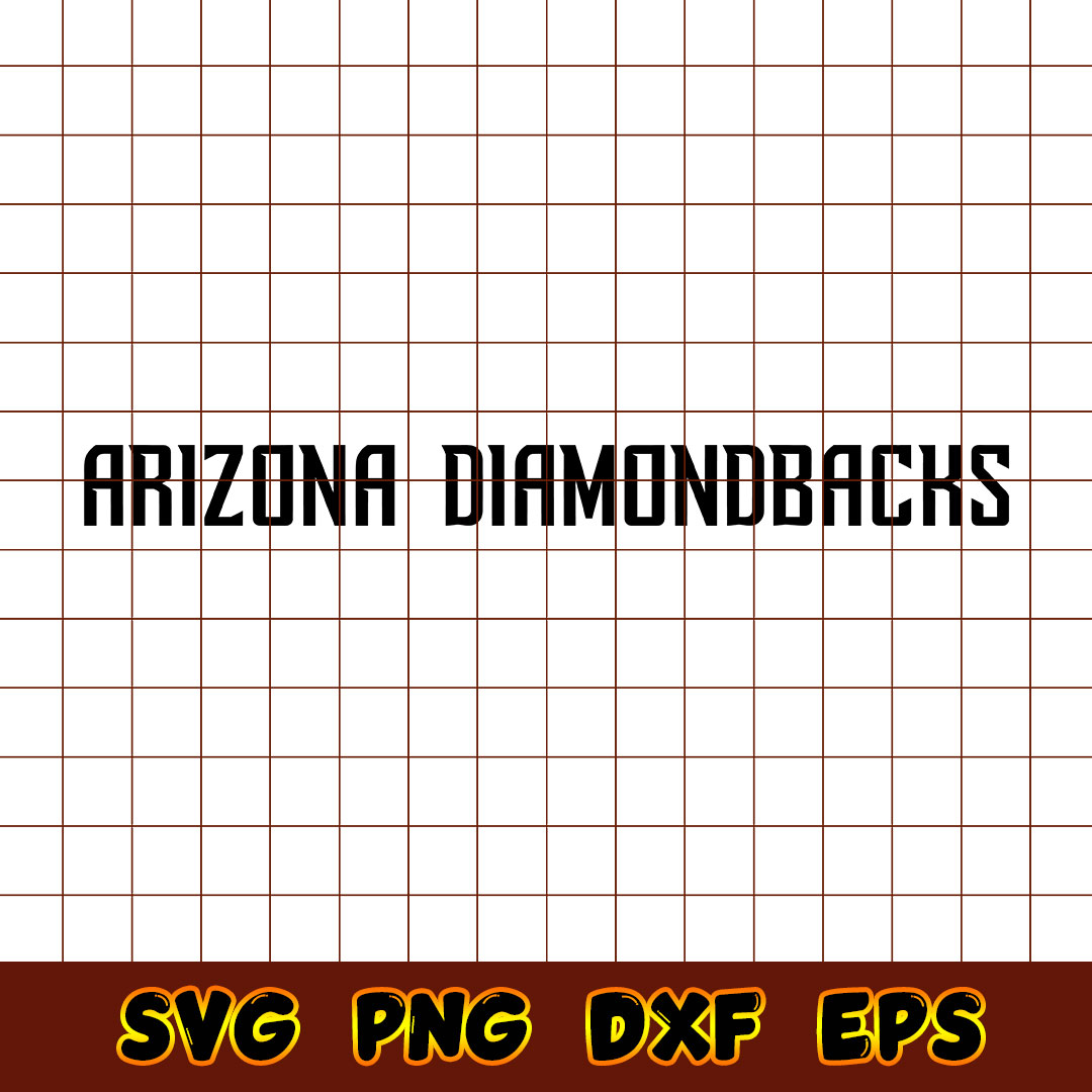 Logo Arizona Diamondbacks Text Svg, Arizona Diamondbacks Svg - Inspire ...