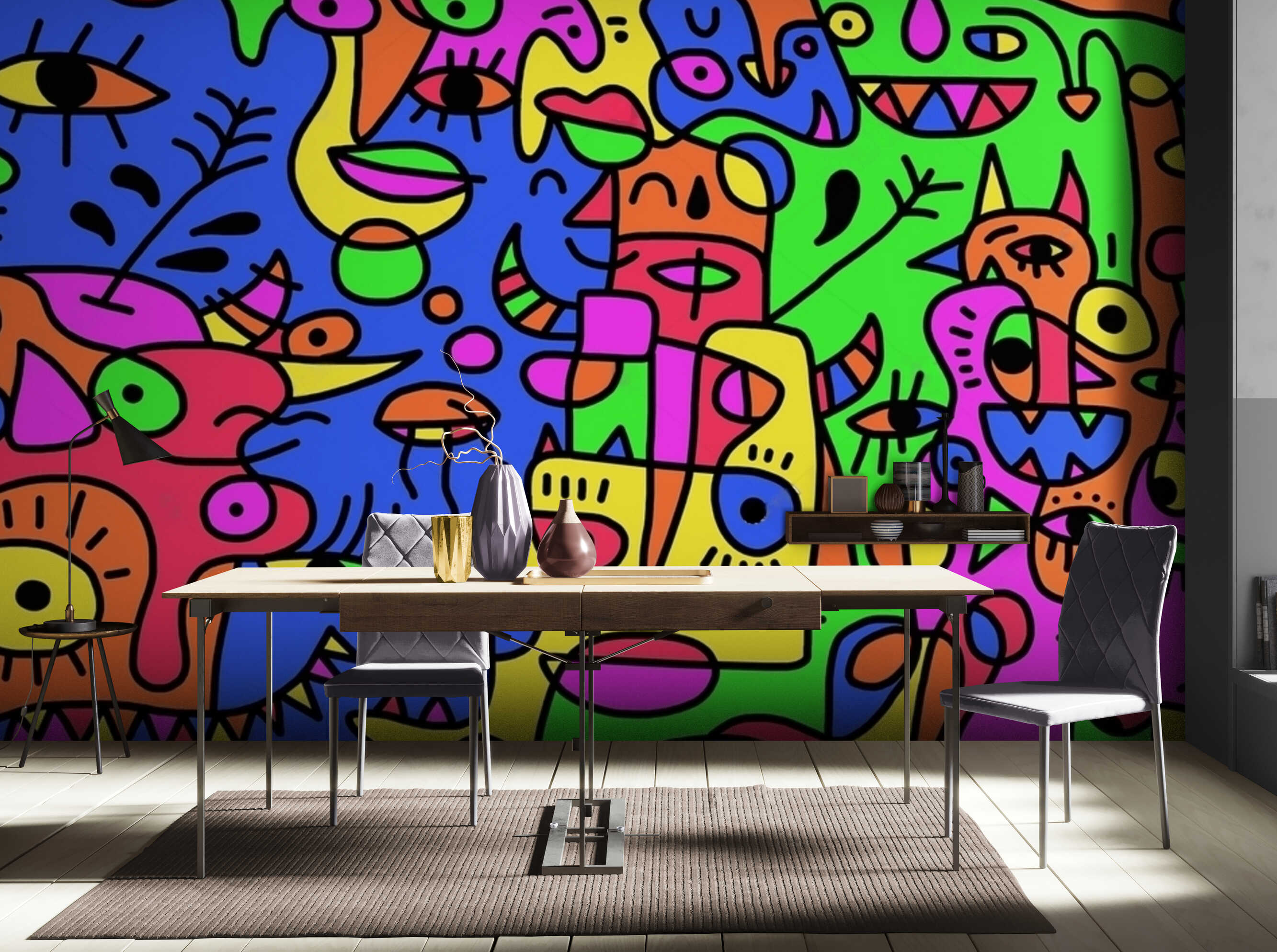 Graffiti Wallpaper Mural - Urban Art for Your Walls | Inspire Uplift