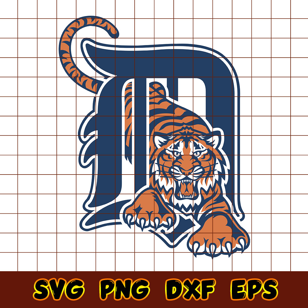 Detroit Tigers Baseball Logo Svg, Detroit Tigers Svg, MLB Lo | Inspire ...