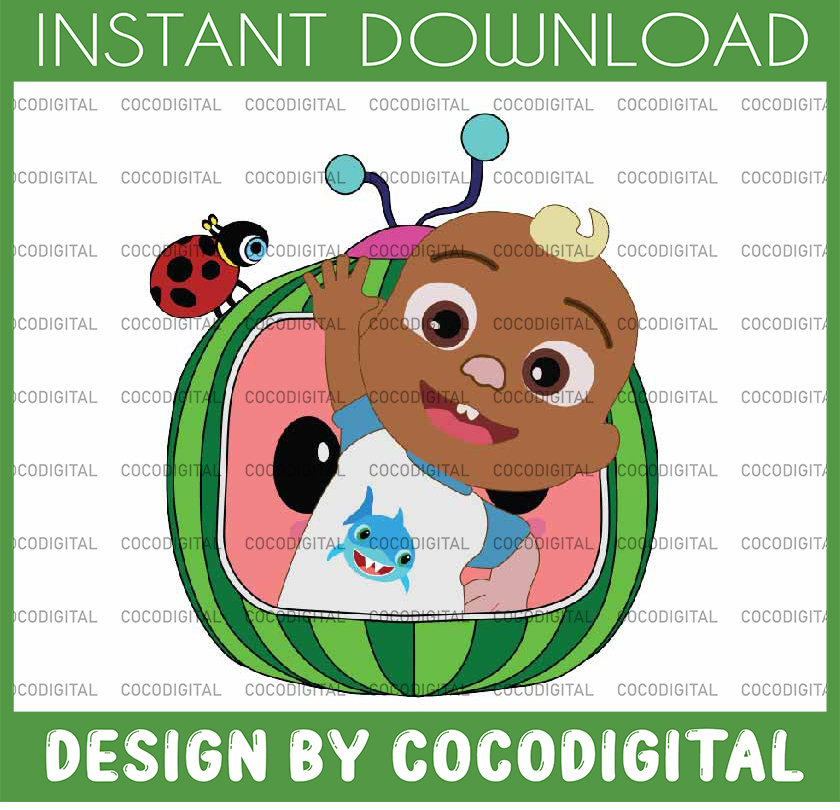 Cocomelon Personalized Name And Ages Birthday Svg Png Cocom Inspire