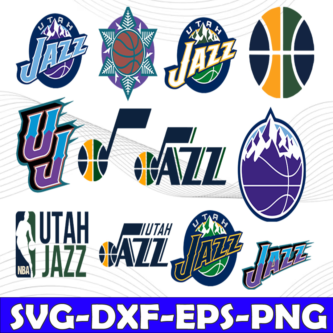 Bundle 12 Files Utah Jazz Basketball Team svg, Utah Jazz svg | Inspire ...