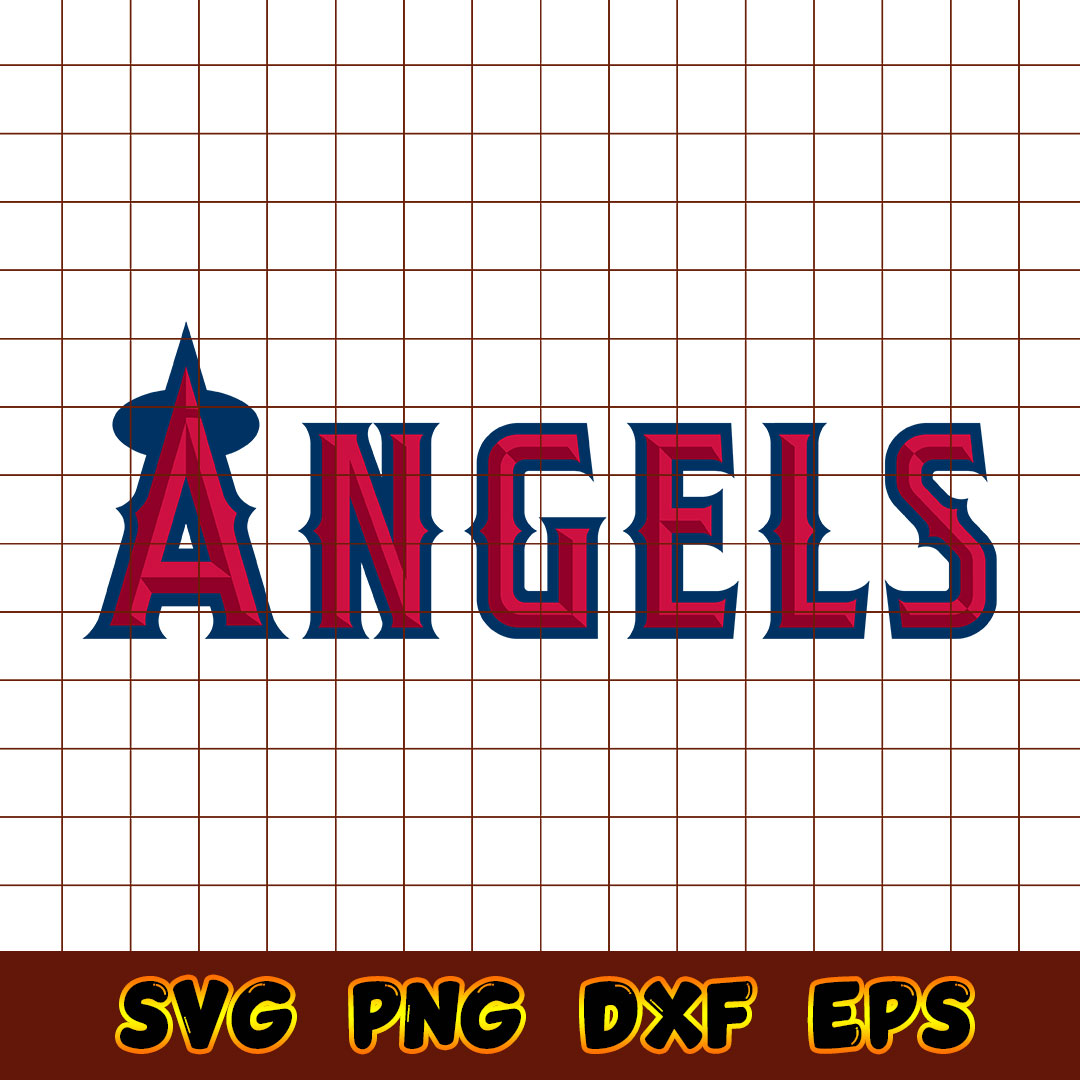Angels MLB Logo Svg, Los Angeles Angels Svg, MLB Logo Svg, S | Inspire ...