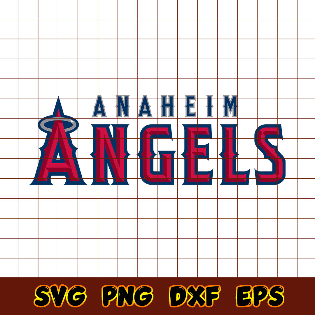 Los Angeles Angels Logo Text Svg, Los Angeles Angels Svg, ML | Inspire ...